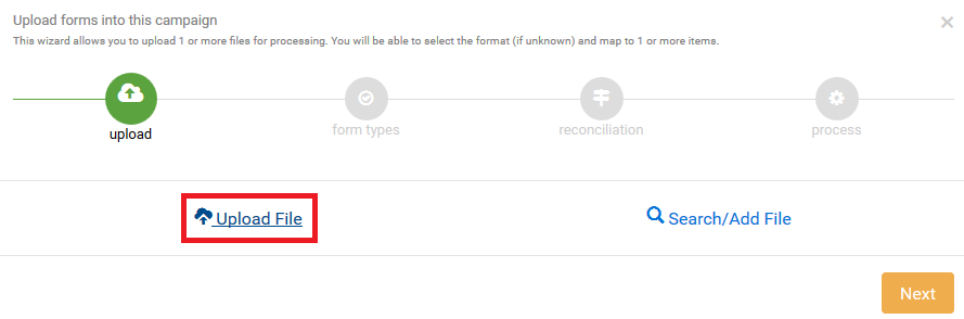 Manually importing Supplier data via a Workflow